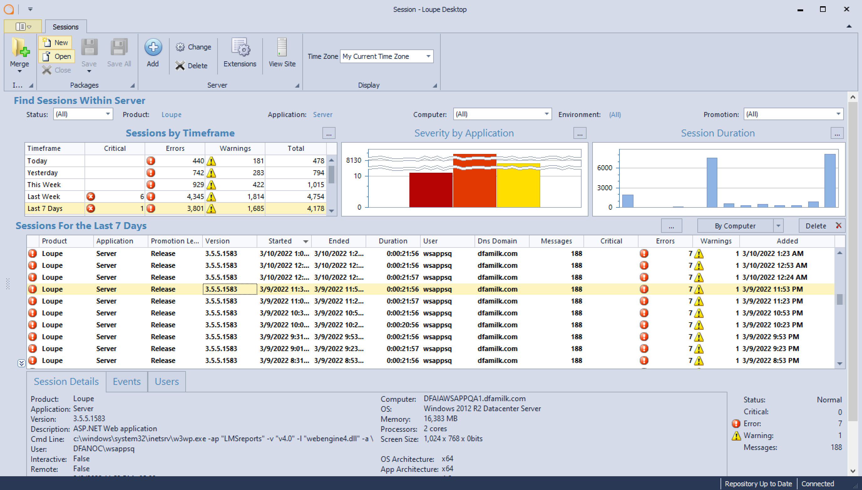 Free Log Viewer for .NET and Java Applications - Loupe